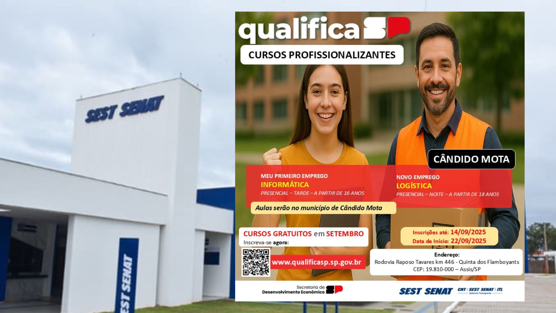 Cursos gratuitos do Qualifica SP chegam a Assis e Cândido Mota ...